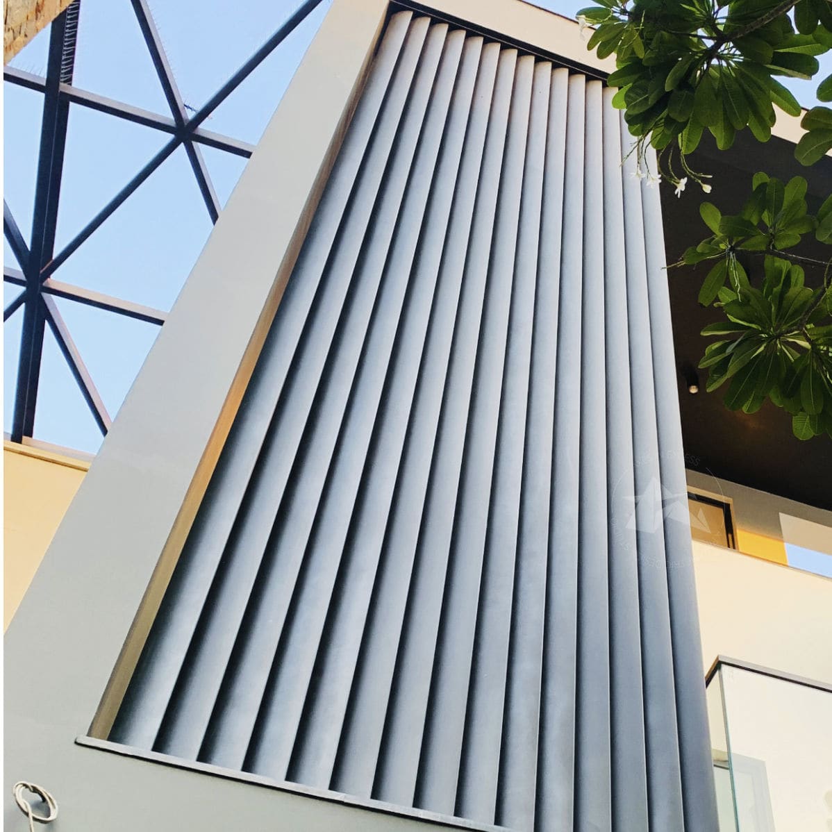 Metal solar shading - AERO FOIL 125 - Axes in Excess - aluminum ...