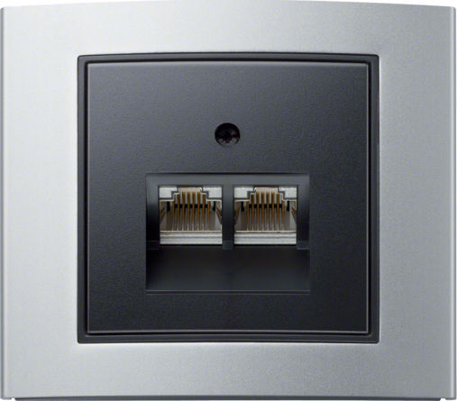 Power socket - B.3 - Berker - data / TV / SAT