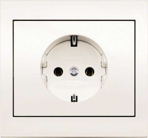 Power socket - K.1 - Berker - data / TV / SAT