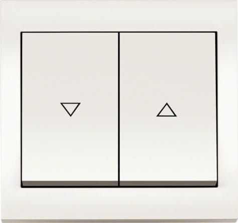 Light switch - K.1 - Berker - for blinds / push-button / rocker