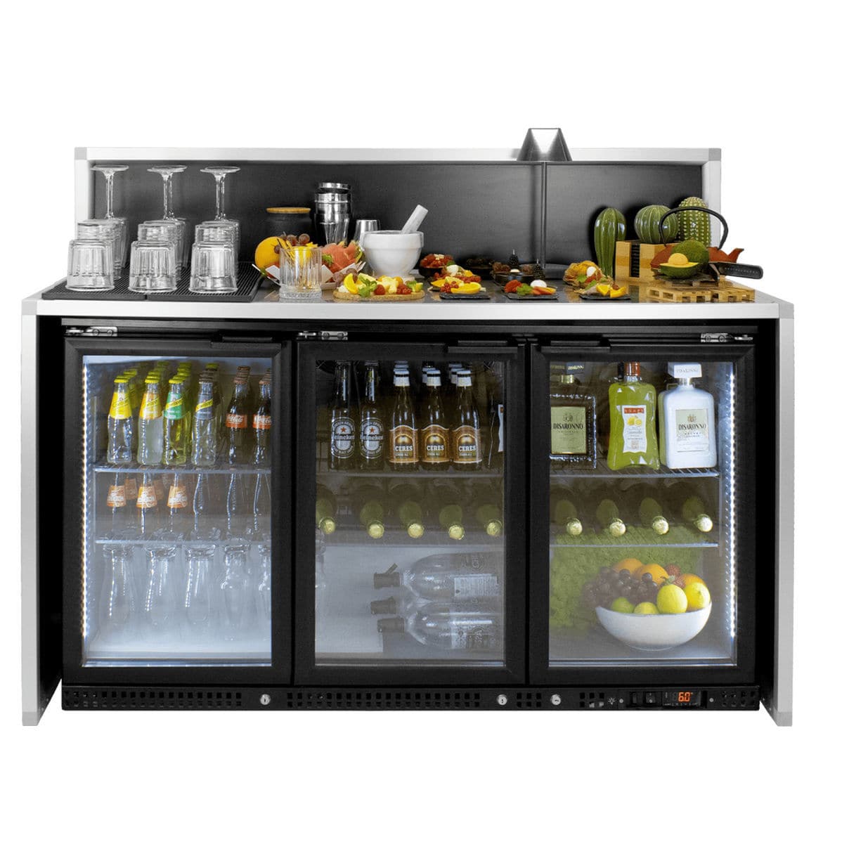 Commercial refrigerated counter - STANDARD - Omega Station srl - for ...