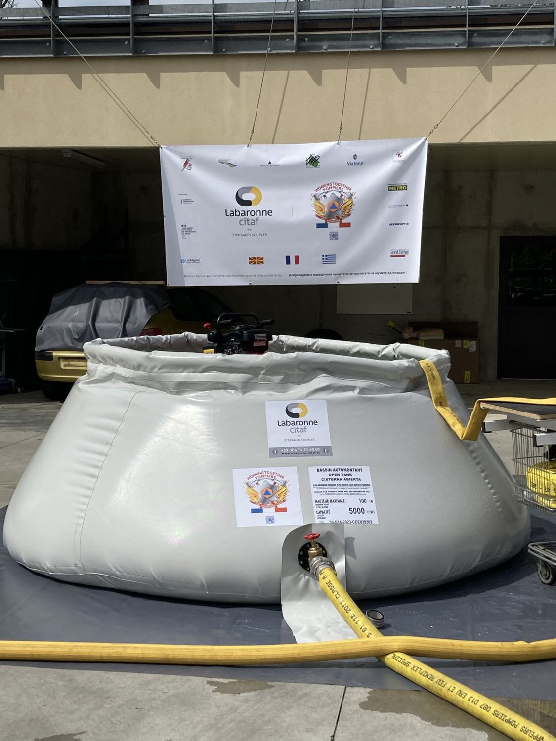 Open reservoir - LABARONNE CITAF - drinking water storage / grey water ...