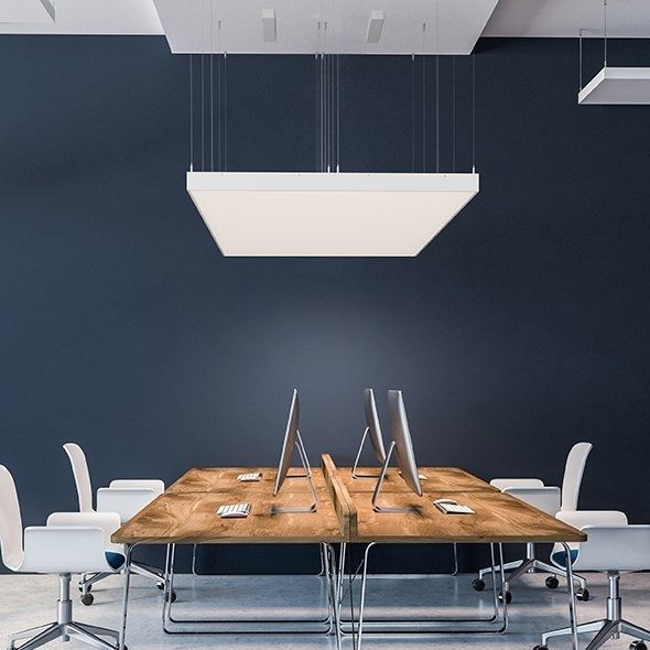 Ceiling LED panel - AIR PANEL - flexxica - modular / for office