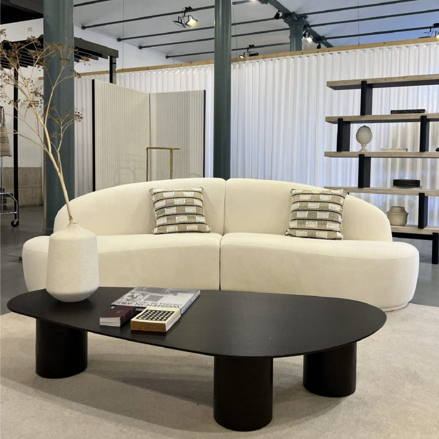 Modular sofa - Cotton - Stylish Club - living room / bedroom / white