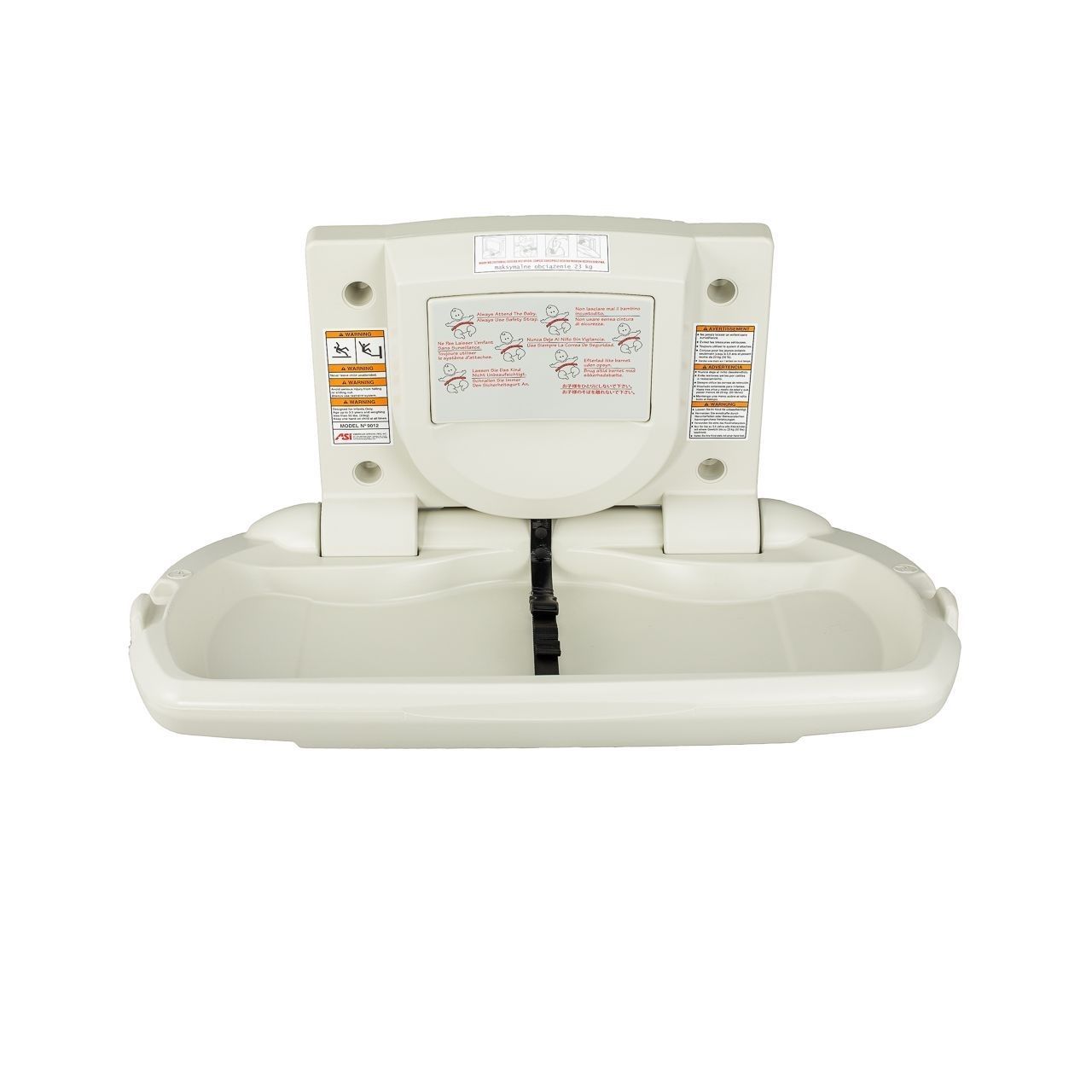 Polypropylene diaper changing station - BC1 - Merida. Sp. z o.o. - wall ...