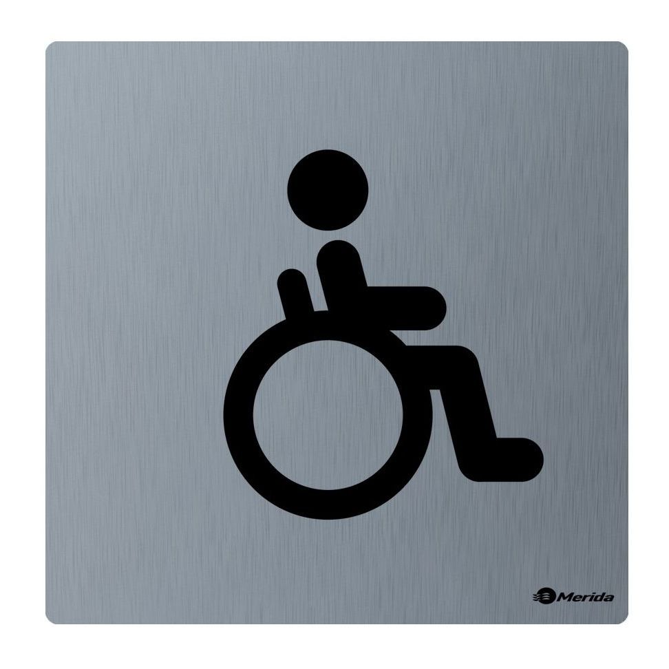 Walk-in door pictogram - GSM009 - Merida. Sp. z o.o. - satin stainless ...