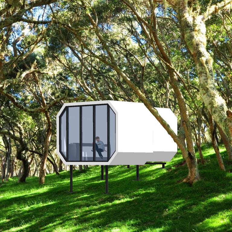 Prefab micro-house - SLIDES S-14 - Free Home - contemporary / steel ...