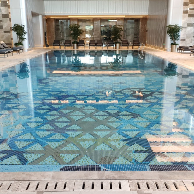 Indoor mosaic tile - ABSTRACT - Tessere Srl - outdoor / pool / wall
