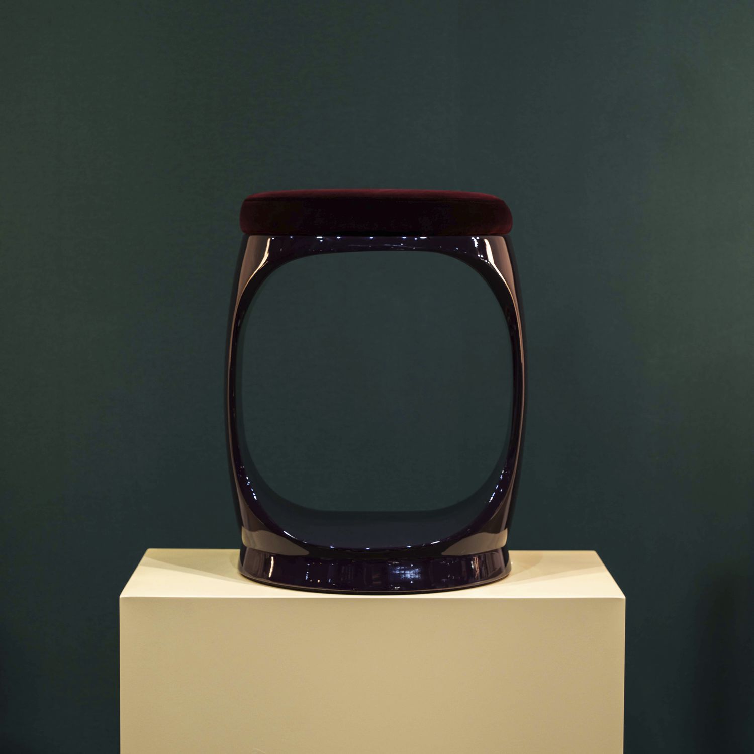 Contemporary stool - Signet Ring B10013 - Softicated - velvet ...