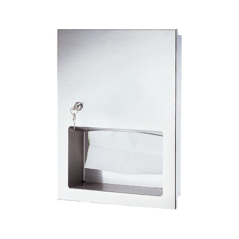 Recessed paper towel dispenser - AE-5014 - Fanda Hygiene Co., Ltd ...