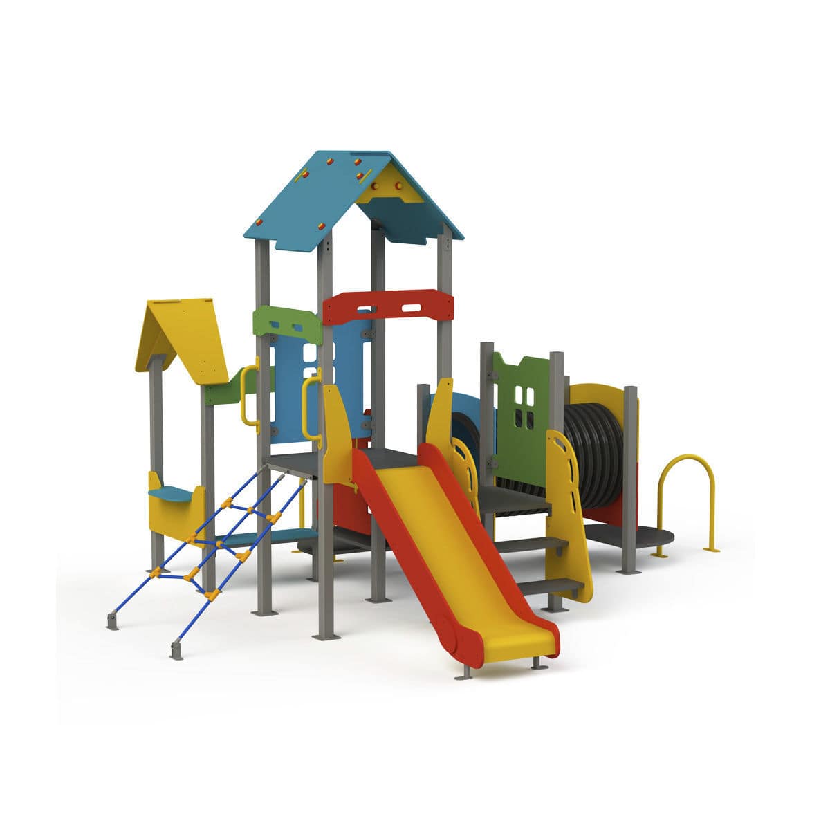 Playground play structure - GPL08 - GOTINSHTAIN EOOD - metal / HDPE ...