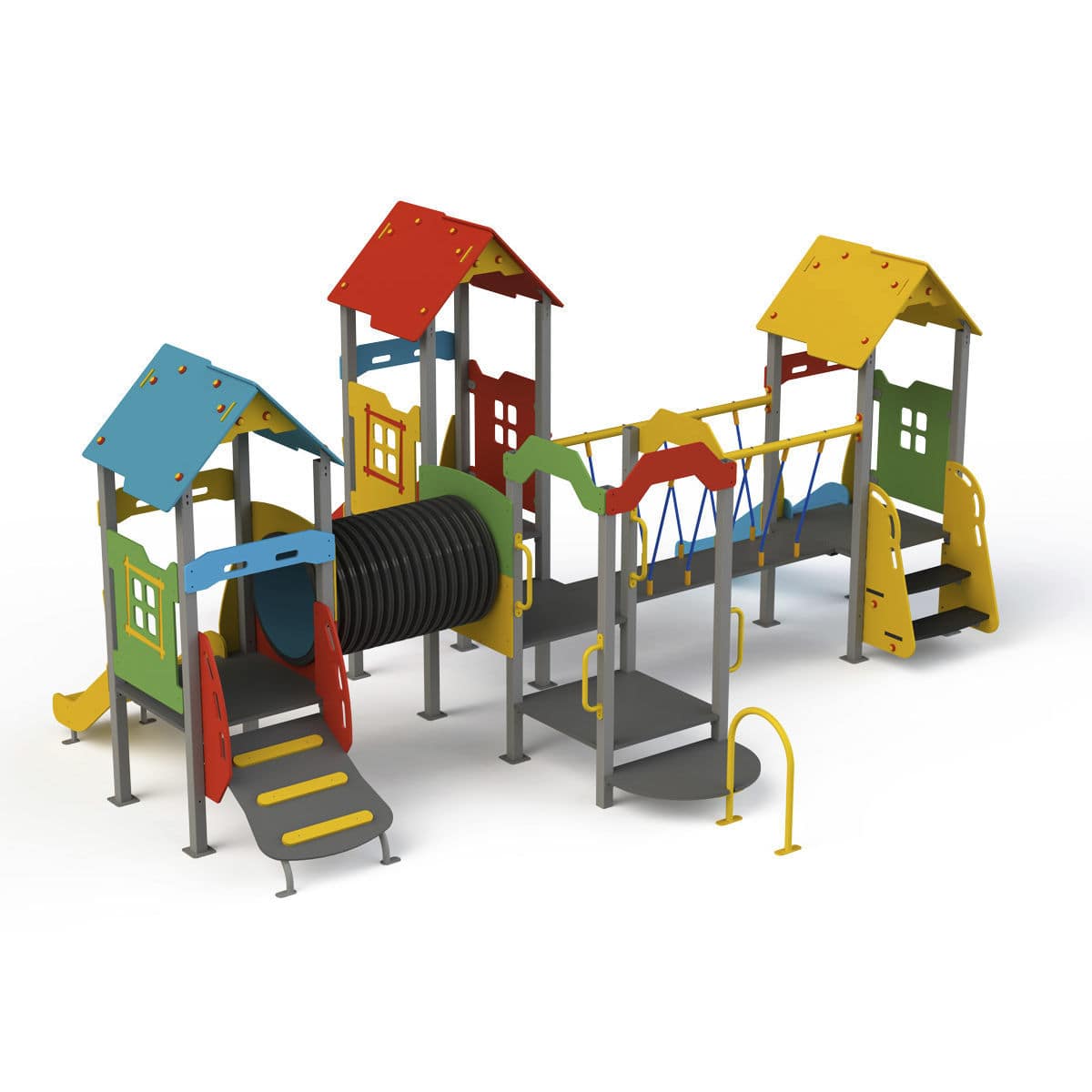 Playground structure - GPL13 - GOTINSHTAIN EOOD - metal / HDPE / modular