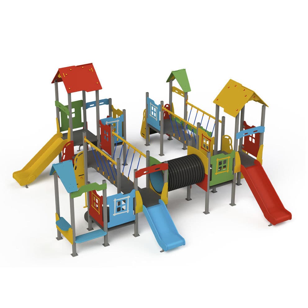 Playground play structure - GPL15 - GOTINSHTAIN EOOD - metal / HDPE ...