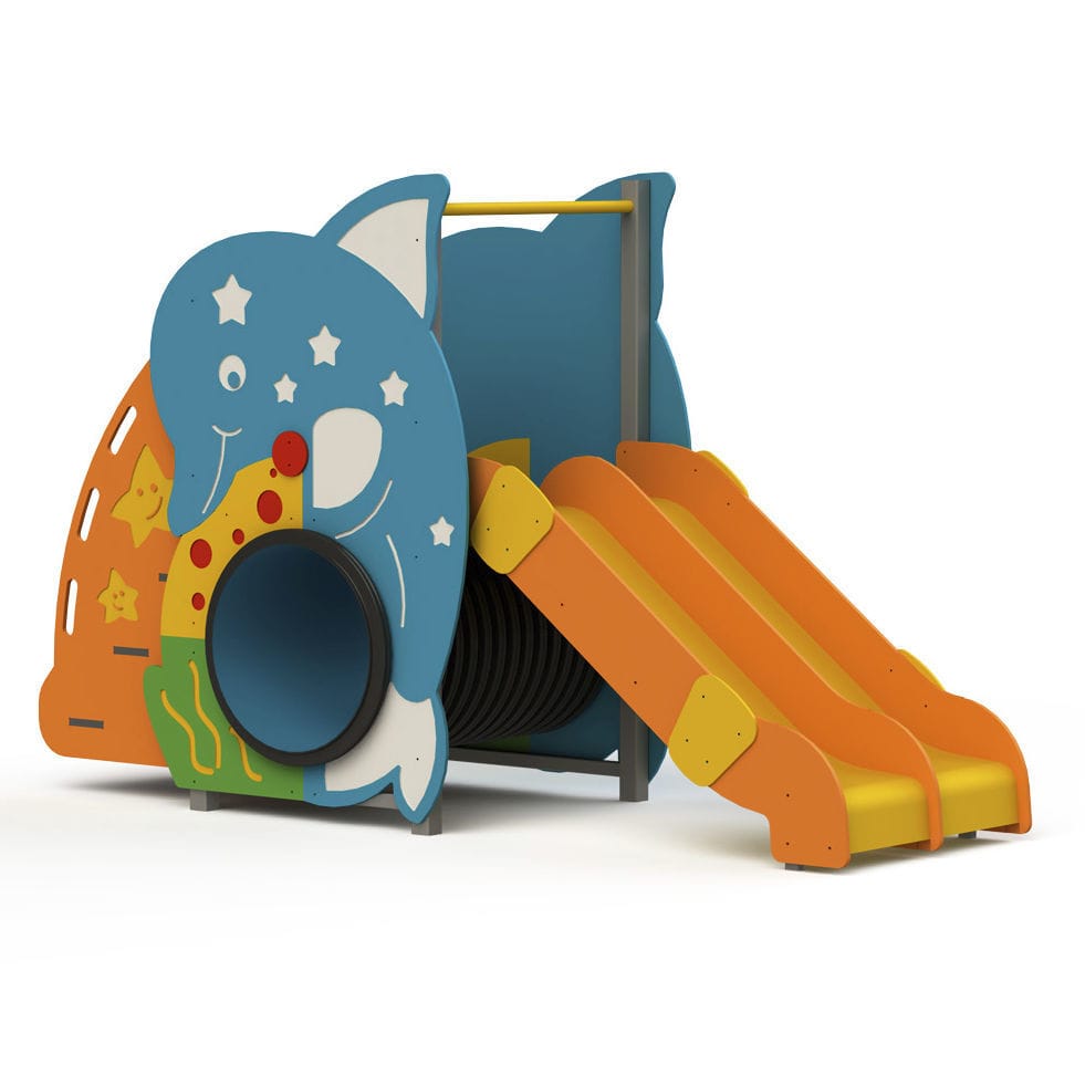 Upright slide - GSL51 - GOTINSHTAIN EOOD - for playground / multiple / HDPE