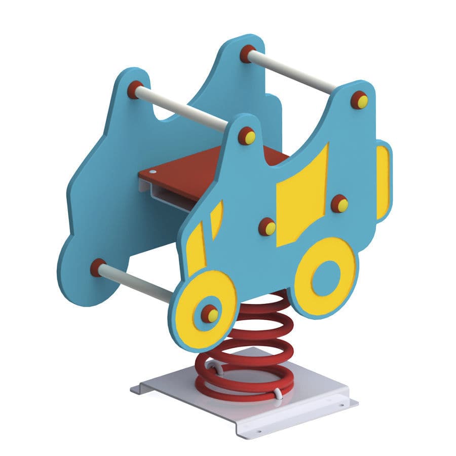 Metal spring rocker - GL005 - GOTINSHTAIN EOOD - HDPE / transport / 1-seat