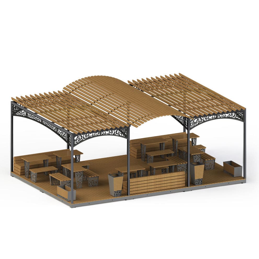 Parklet with integrated planter - PL02 - GOTINSHTAIN EOOD - modular ...