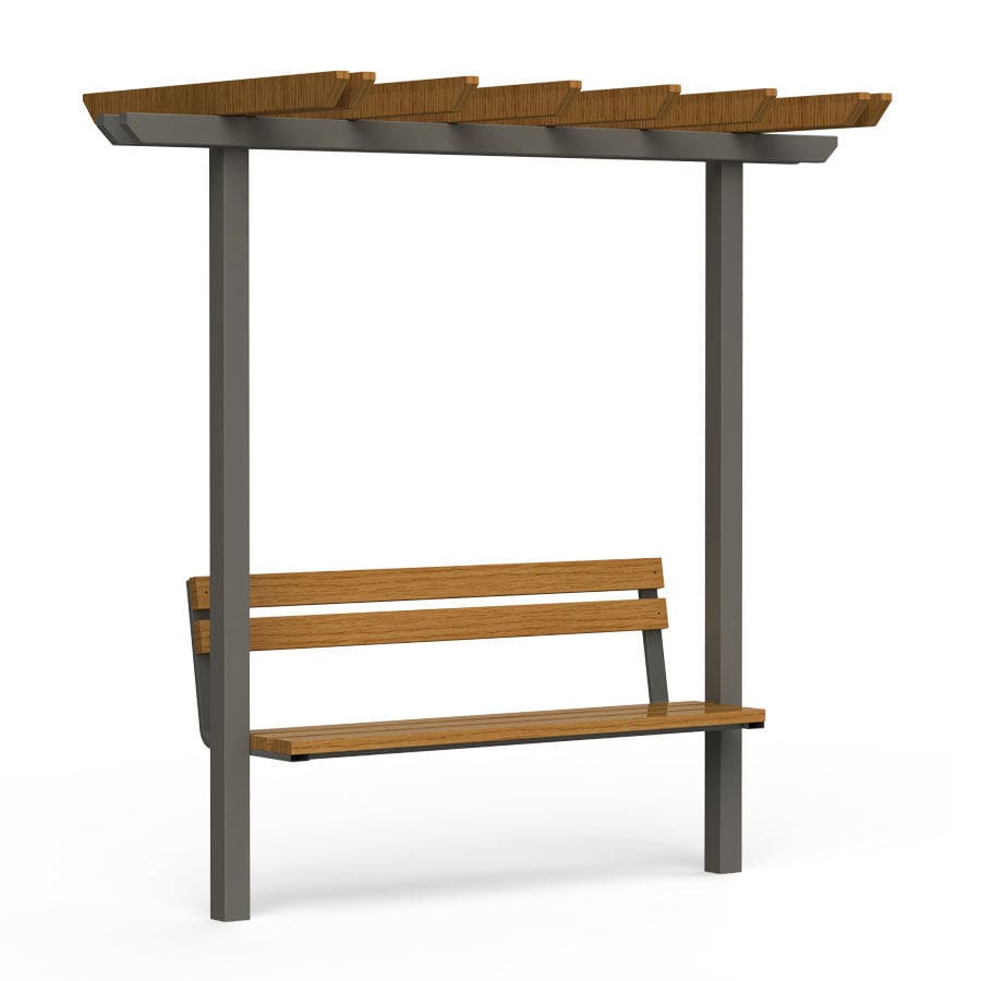 Self-supporting pergola - P04 - GOTINSHTAIN EOOD - wooden / metal ...