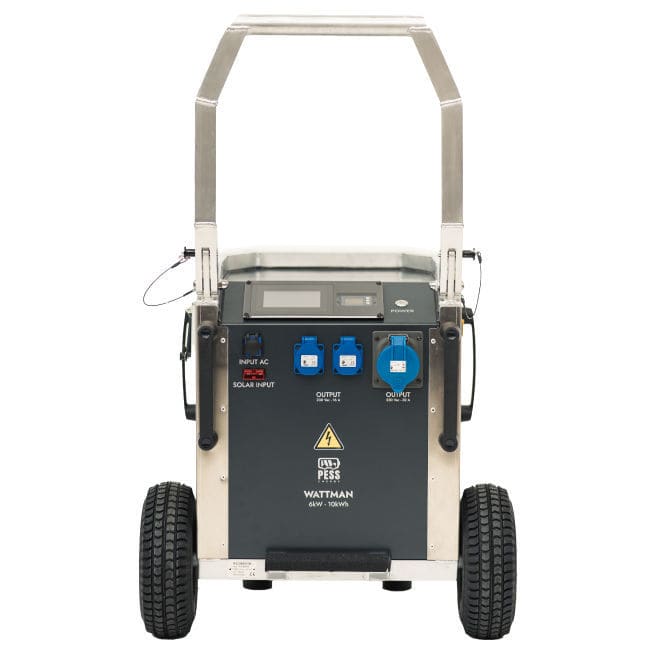 Battery-powered generator set - WATTMAN - PESS ENERGY - single-phase / mobile / event