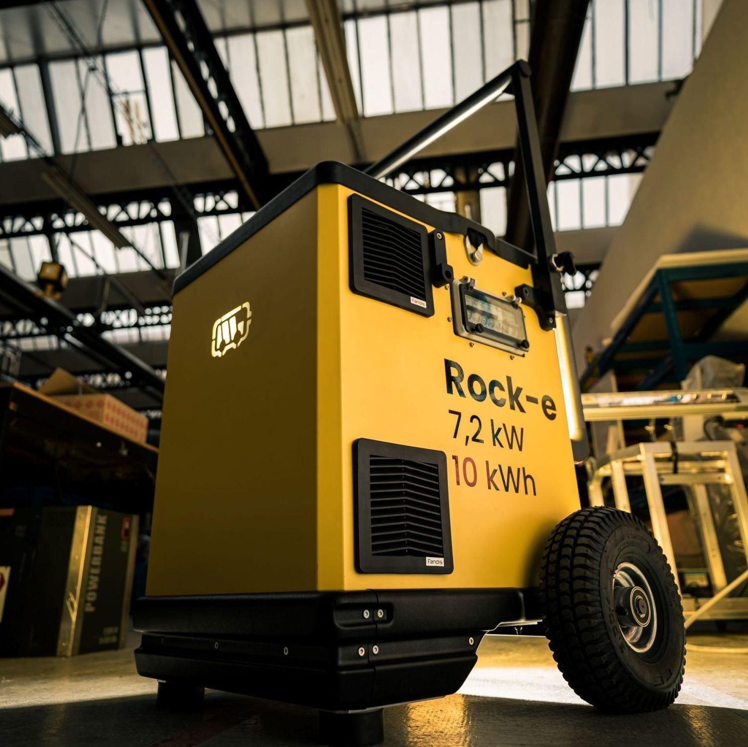 Battery-powered generator set - ROCK-E - PESS ENERGY - single-phase / mobile / for construction site