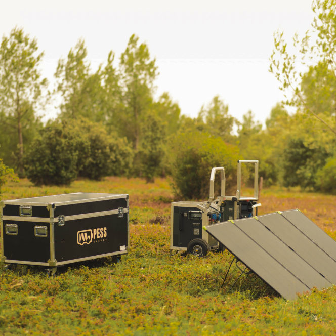 PV solar kit - EKLA - PESS ENERGY - movable