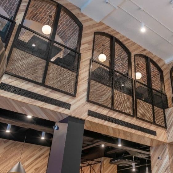 Metal railing - Specialist Joinery Group - wire mesh / indoor / for windows