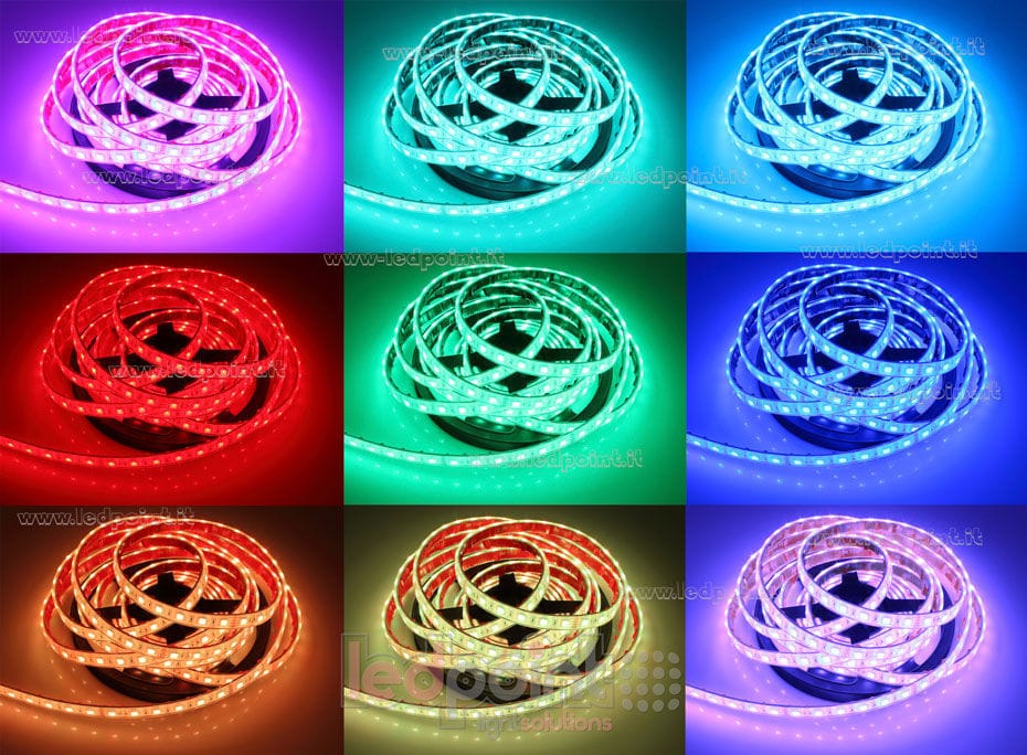 Flexible LED light strip - L252-RGBT-07251H - Ledpoint