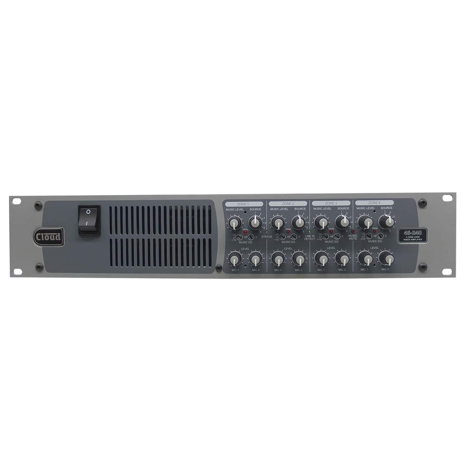 Audio amplifier - 46-240 - Cloud Electronics - 4-zone