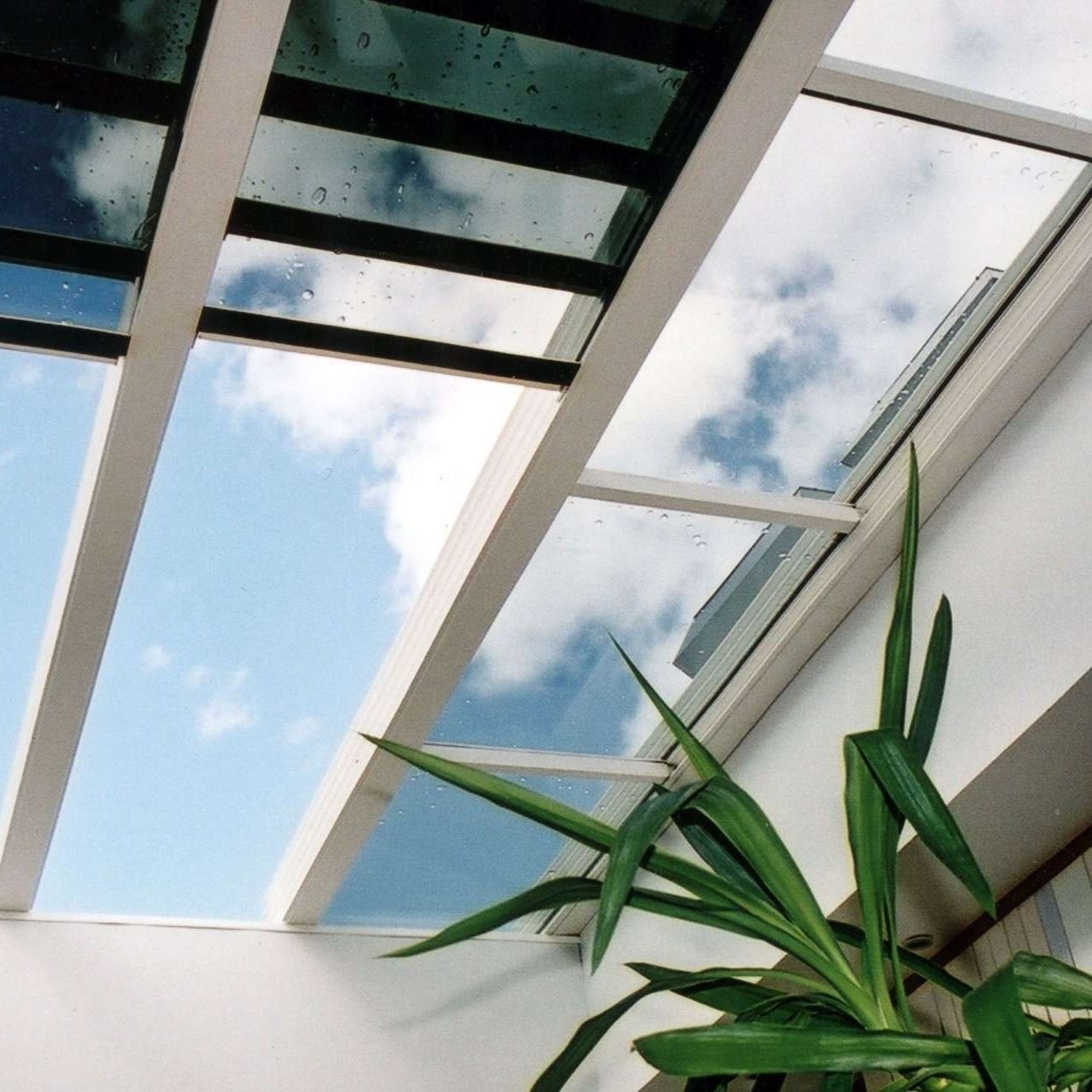 Fixed glass roof - SKY GLASS - Smart Sky - sliding / aluminum frame ...