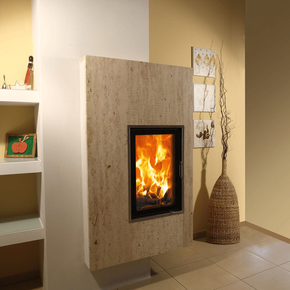 Wood-burning fireplace insert - 45x68 K 2.0 - AUSTROFLAMM - steel ...