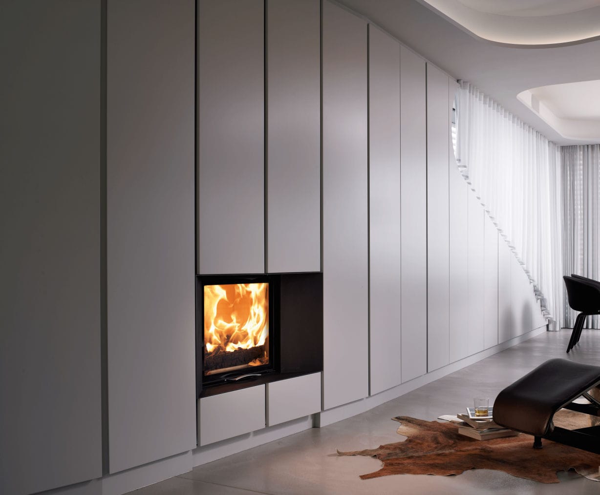 Wood-burning fireplace insert - 65x57 S 2.0 - AUSTROFLAMM - contemporary