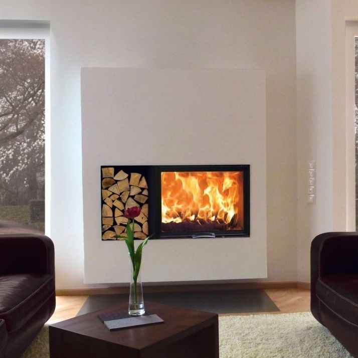 Wood-burning fireplace insert - 75x57 S 2.0 - AUSTROFLAMM - contemporary