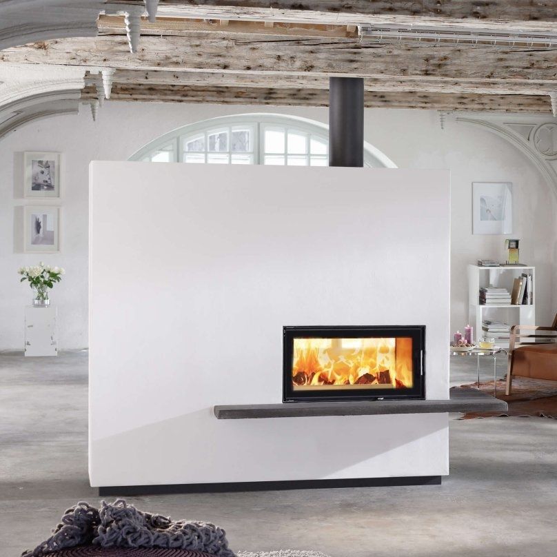 Wood-burning fireplace insert - Miu - AUSTROFLAMM - contemporary