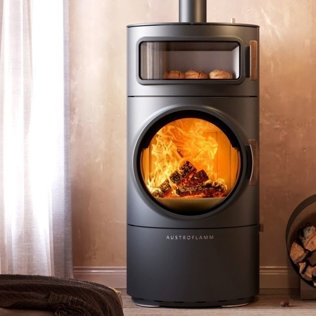 Wood heating stove - Clou Xtra Back - AUSTROFLAMM - 8 kW / free ...
