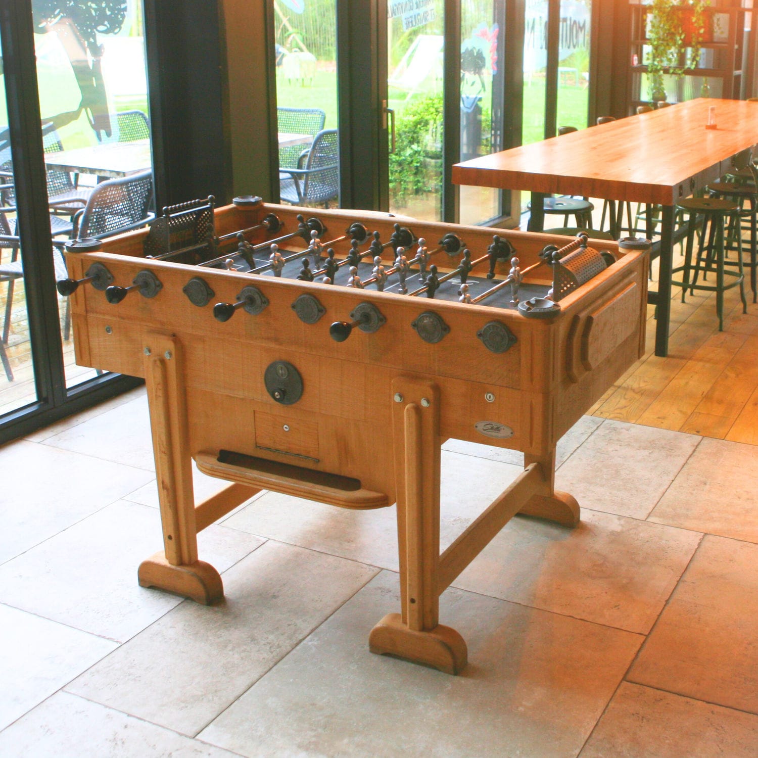 Traditional foosball table - Retro Vieilli - STELLA BABY-FOOT ...