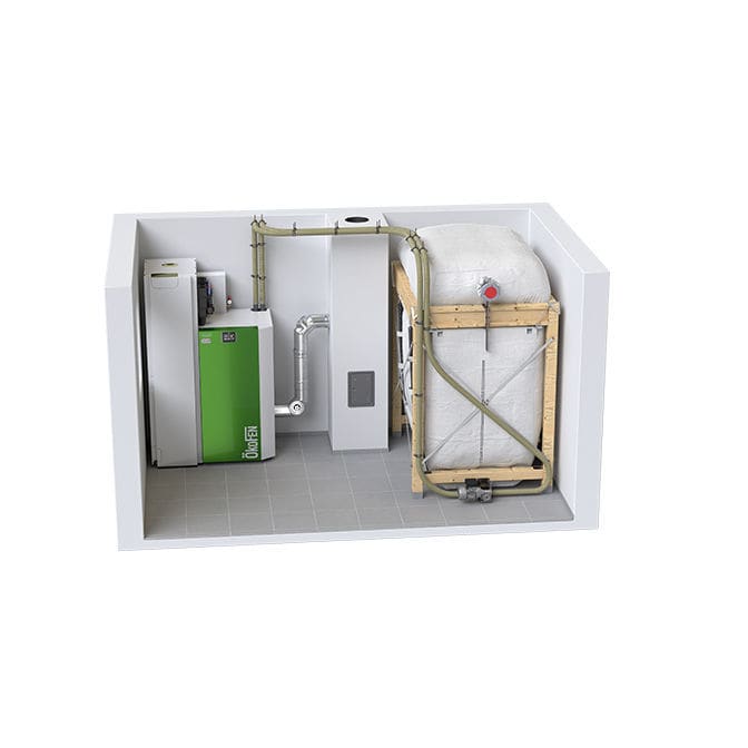 Electric storage heater - Smartlink All-in-One - oekofen - contemporary ...