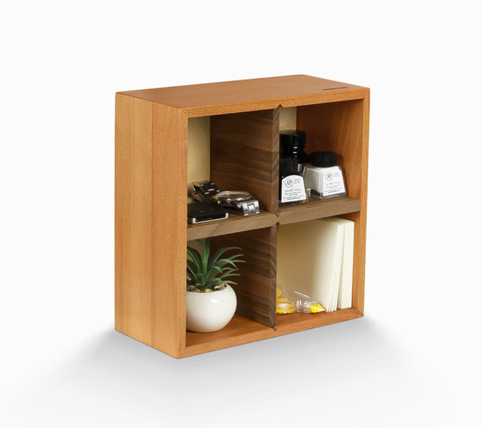 Free-standing shelves - E035 - WOODSAKA KFT. - contemporary / walnut ...
