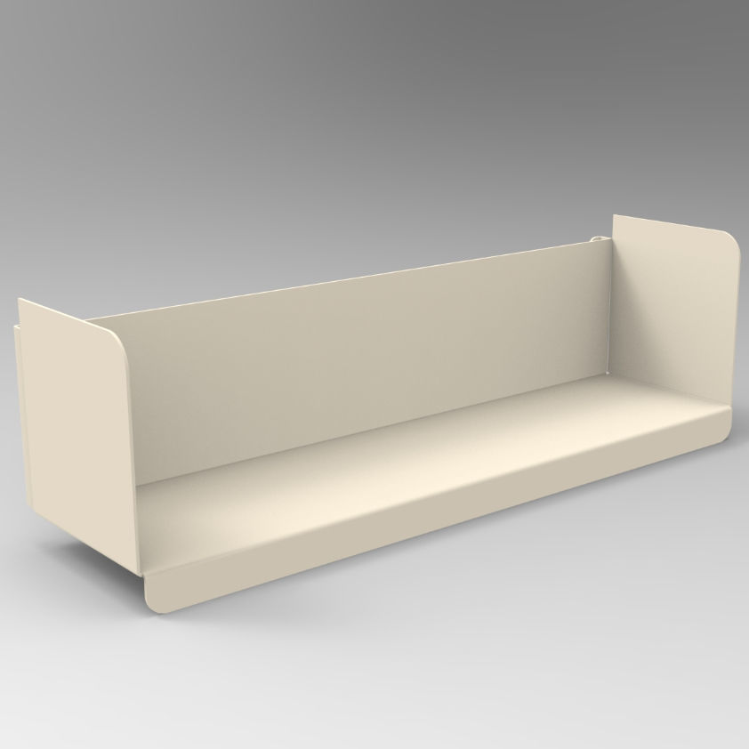 Wall shelf - EK102 - WOODSAKA KFT. - contemporary / aluminum / commercial