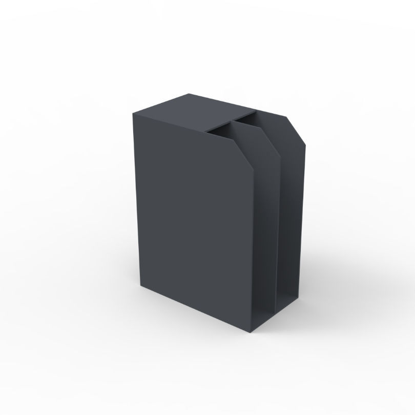 Contemporary magazine rack - RKM02 - WOODSAKA KFT. - home / commercial ...