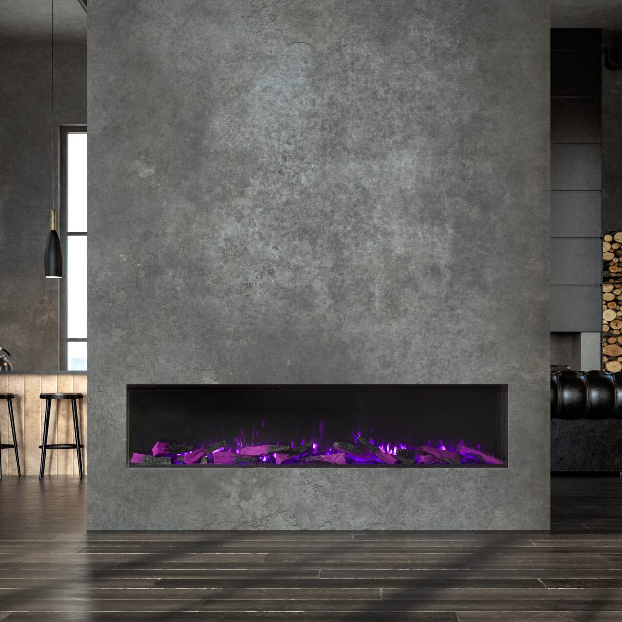 Electric fireplace - Trimline 180E Solus - thermoCet International BV ...