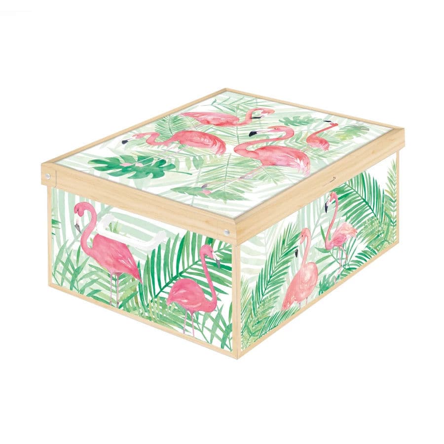 Cardboard storage box - Flamingos - Lavatelli S.r.l. - with lid / for ...