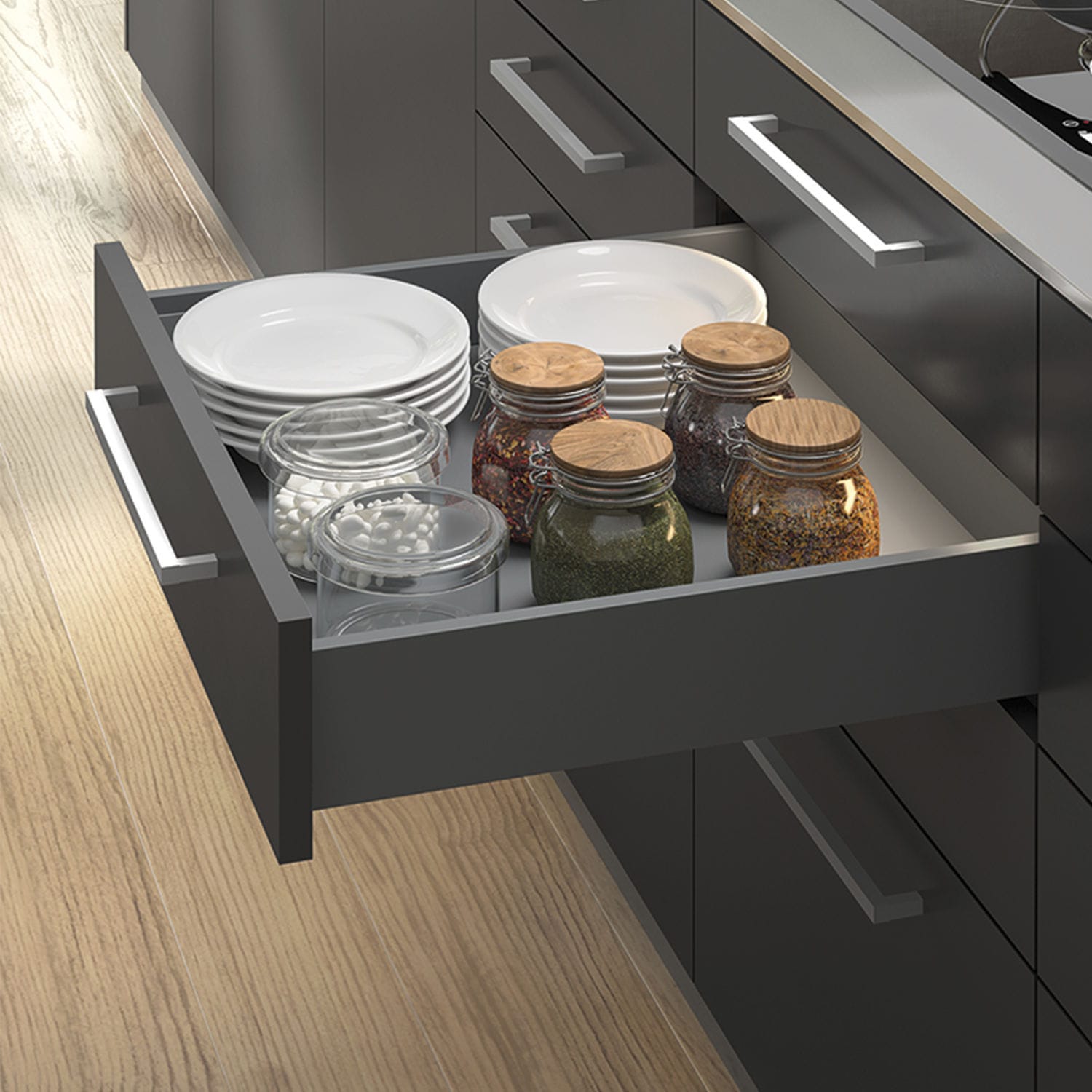 Indoor kitchen drawer - 3187935 - Emuca SA