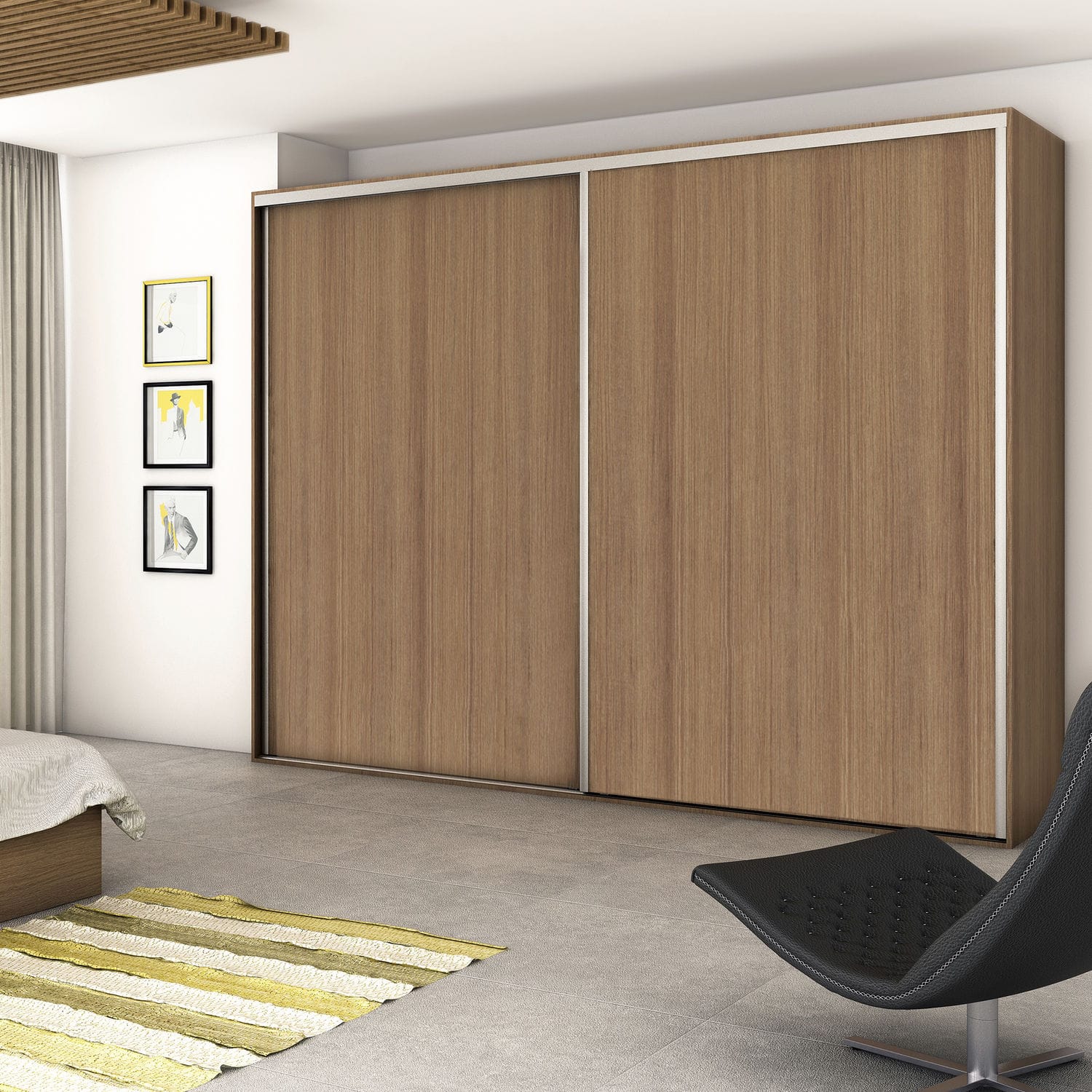 Aluminum sliding system - 6030862 - Emuca SA - plastic / for cabinet ...