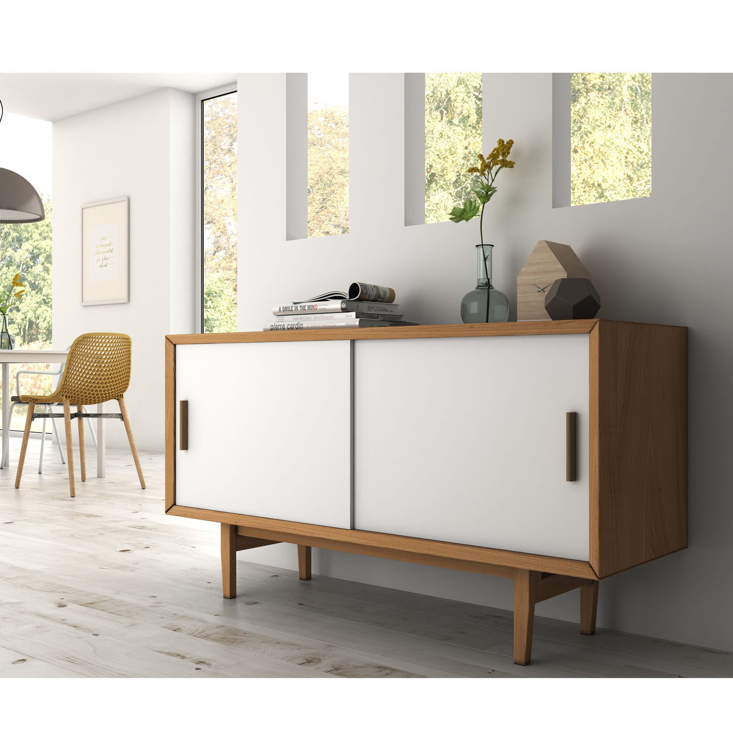 Aluminum sliding system - 6117462 - Emuca SA - steel / door / for furniture