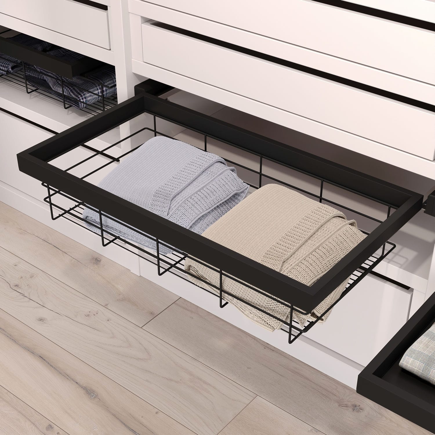 Plastic drawer - 7028454 - Emuca SA - aluminum