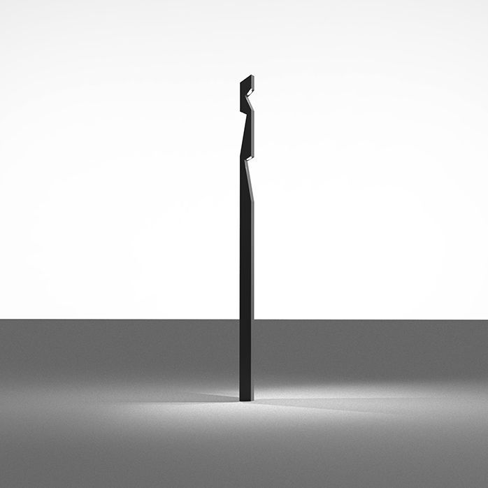 Lighting pole - EDGE OPEN - Beyond Lighting - extruded aluminum