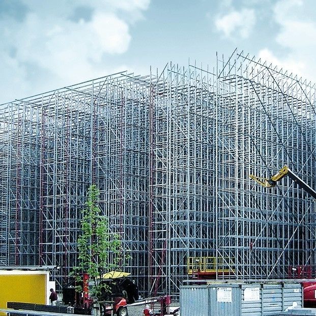 Precast warehouse - voestalpine Sadef nv - industrial / galvanised ...