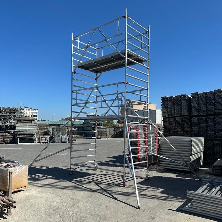 Aluminum scaffolding - FİX İSKELE SANAYİ VE TİCARET ANONİM ŞİRKETİ - on ...