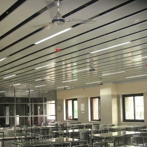 Aluminum suspended ceiling - LO - METALSCREEN GEEE SRL - steel / strip ...