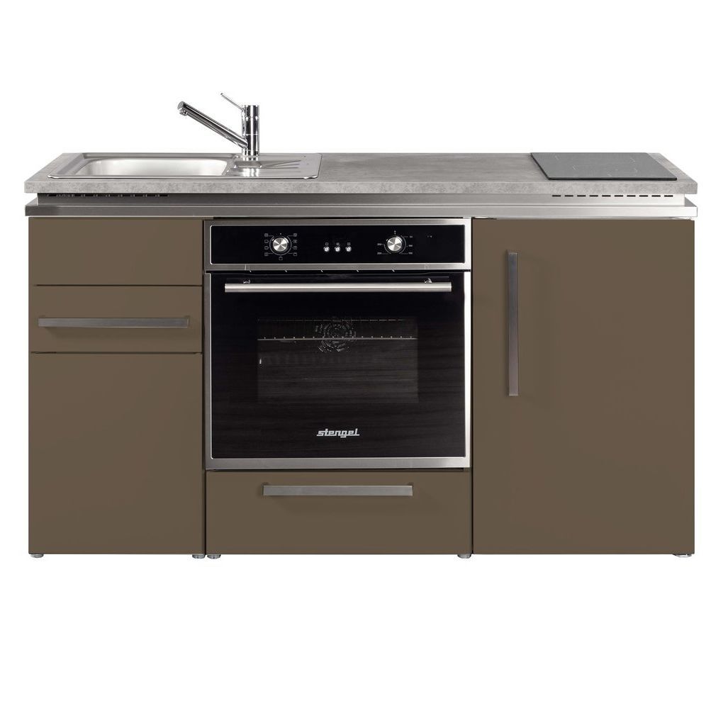 Small kitchenette - MDB 150 - Stengel Steel Concept GmbH - oak / slate ...