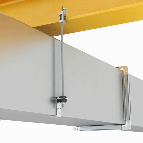 Metal fastening system - Gebhardt-Stahl GmbH - for duct / interior